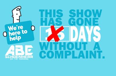 Abe's Complaint Meter: THE STREAK IS OVER!!! | Abe Schoenherr ...