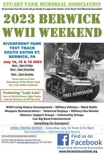 Berwick park to host annual WWII Weekend | Community | northcentralpa.com