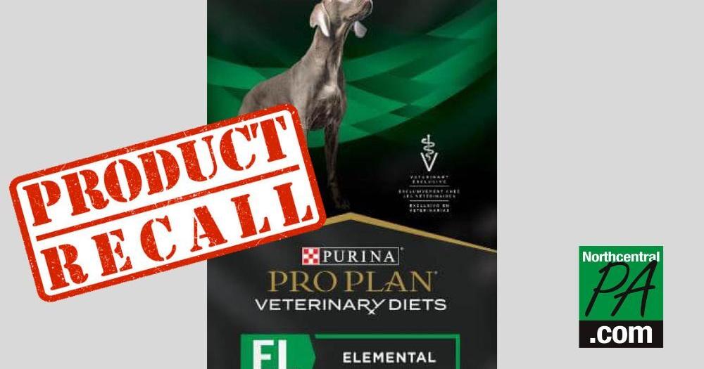 Purina recalls batches of prescription dog food due to potentially ...