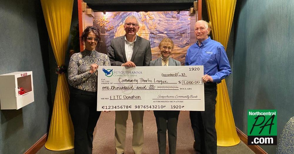 Theater League benefits from Susquehanna Bank EITC donation | Life ...