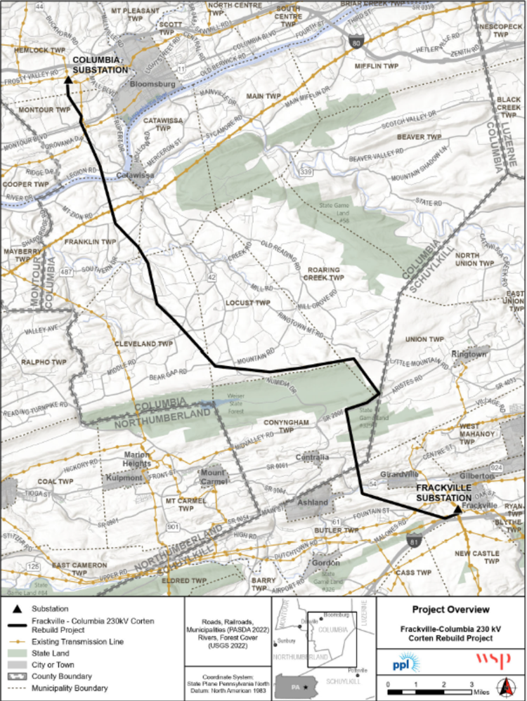 PPL plans rebuild of Columbia County transmission line | Community ...