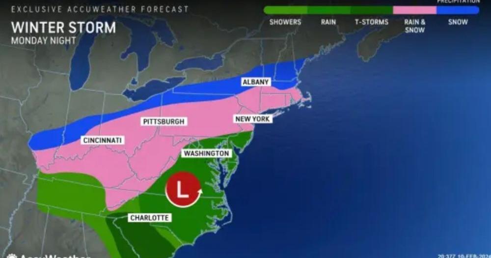 Snowstorm eyes northeastern US just before Valentine's Day | News ...