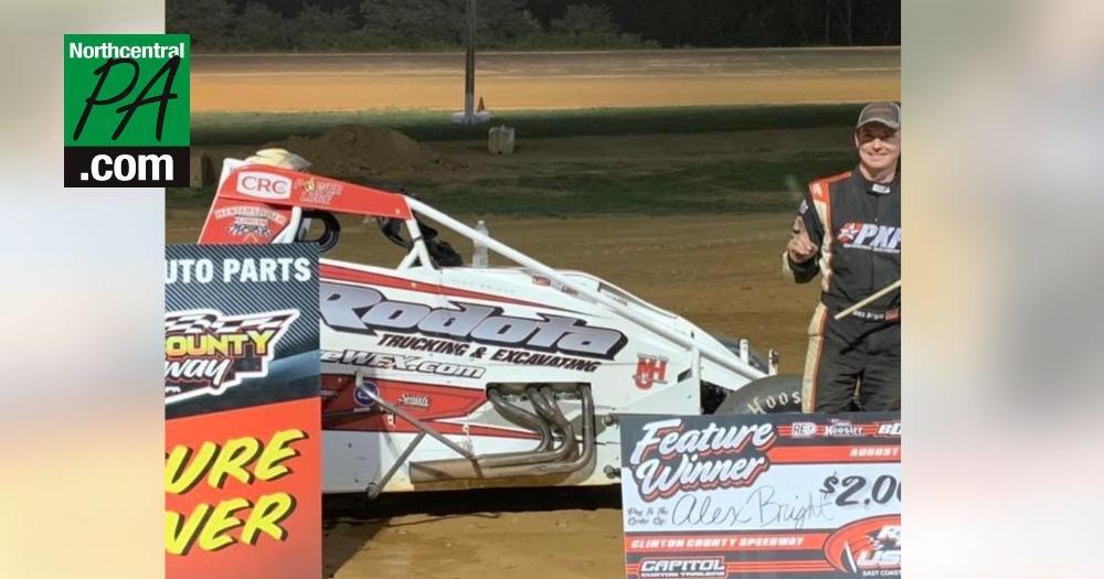Alex Bright makes history with victory in USAC debut at Clinton County ...
