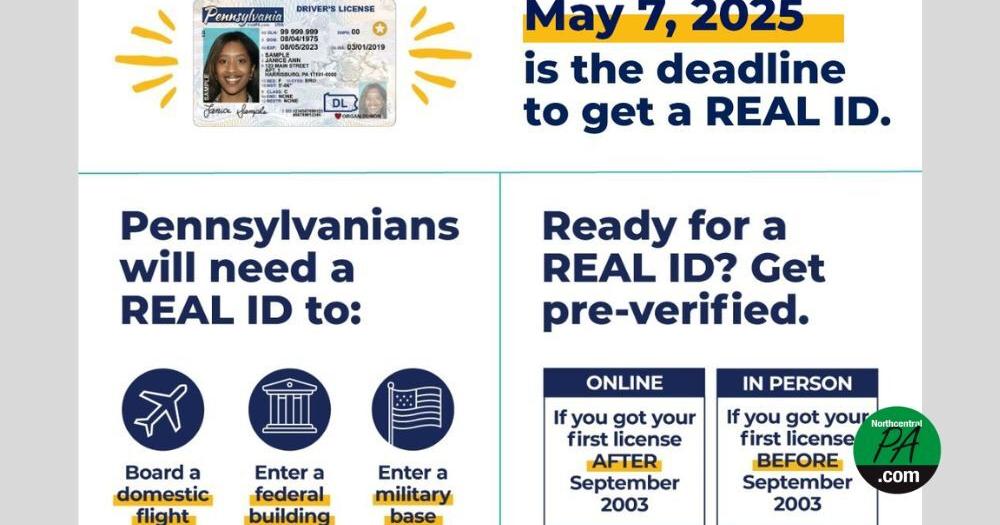 Reminder: Federal REAL ID requirements will be in effect this time next ...