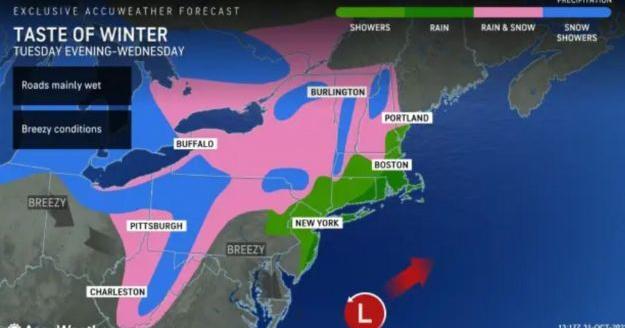 Clipper storm to raise risk of dangerous snow squalls for motorists in ...