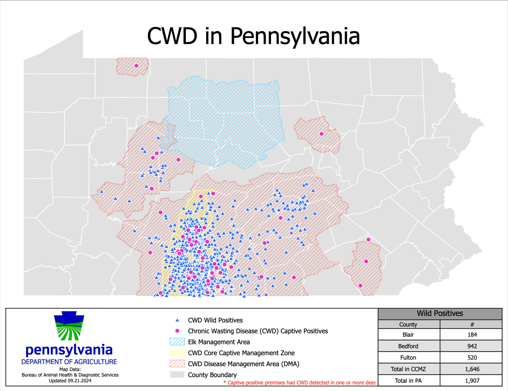 State maps new chronic wasting disease cases | Life | northcentralpa.com