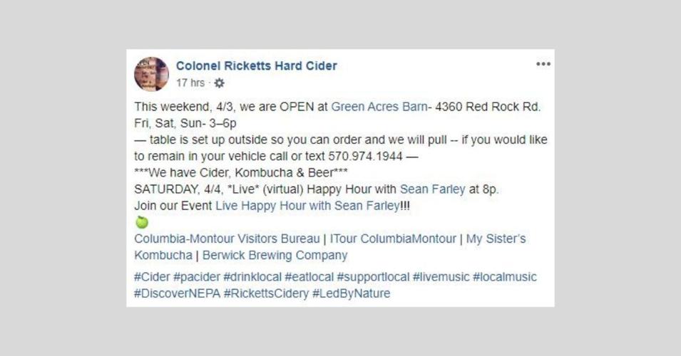 Sean Farley and Colonel Ricketts team up for a virtual Happy Hour ...