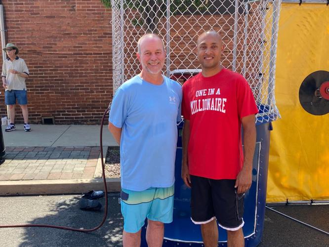 Mayor, fire chief get dunked for family-run cancer charity | Community ...
