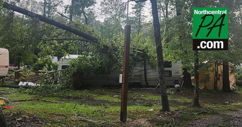 Several RVs destroyed at Pa. campground following Monday's storm | News ...