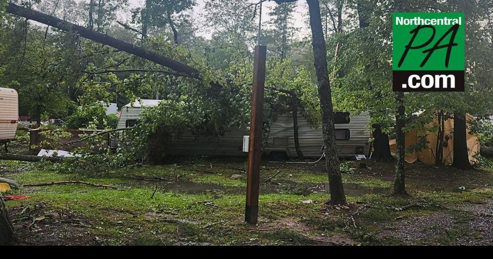 Several RVs destroyed at Pa. campground following Monday's storm | News ...