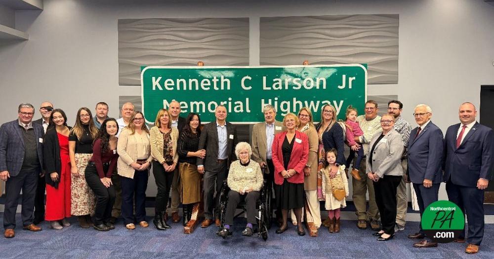 Section of I-80 officially designated Kenneth C. Larson, Jr. Memorial ...