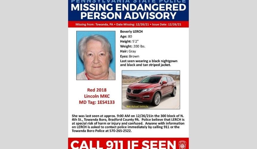Update: Missing Bradford County woman found safe | Crime Reports ...