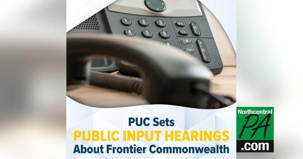 Speak up about Frontier Commonwealth telephone service issues at ...