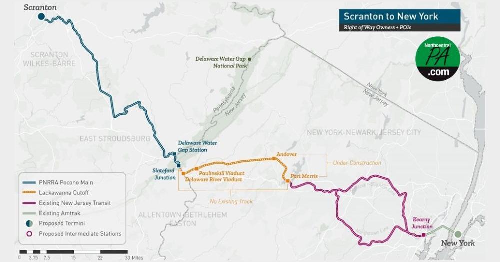 PennDOT lays out plan for train route from Scranton to NYC | Business ...