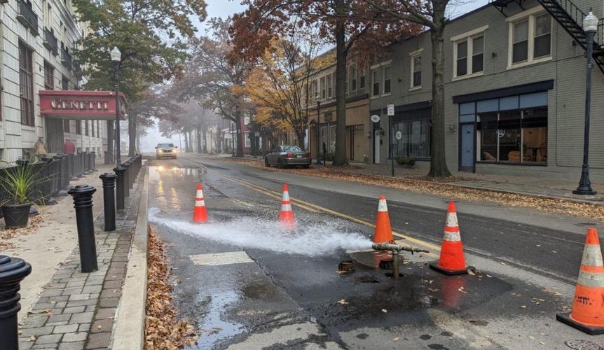 Water authority engineer: Water main flushing is part of the process ...