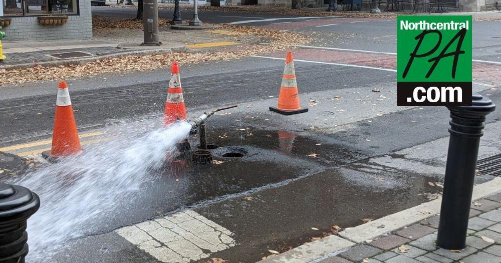 Water authority engineer: Water main flushing is part of the process ...