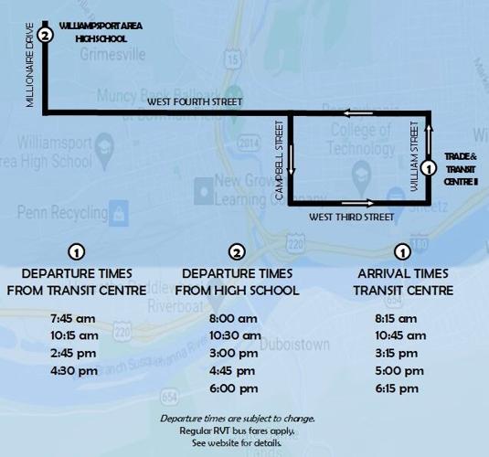 New bus route to connect downtown Williamsport to high school ...