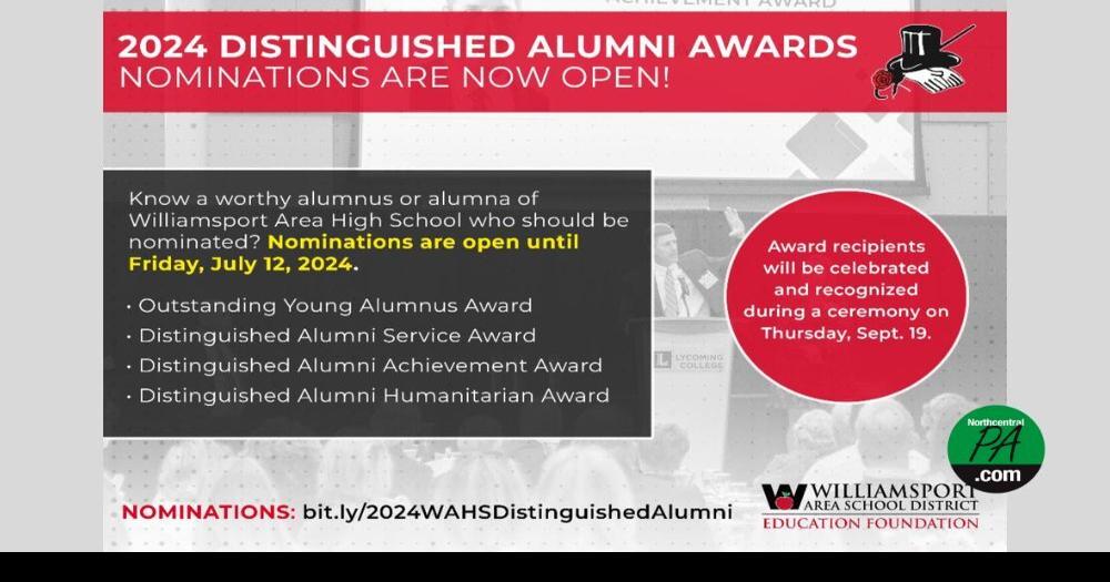 Williamsport Area High School opens nominations for Distinguished ...