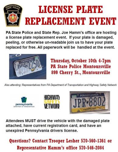 License plate unreadable? Replace it for free at upcoming event | Local ...