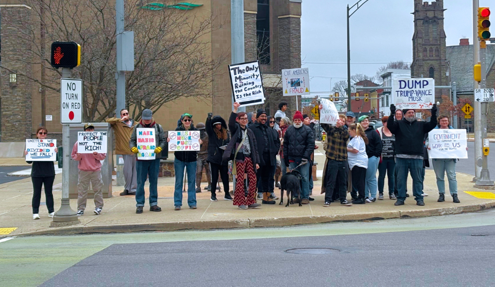 Anti-Trump protestors gather in Williamsport | News | northcentralpa.com