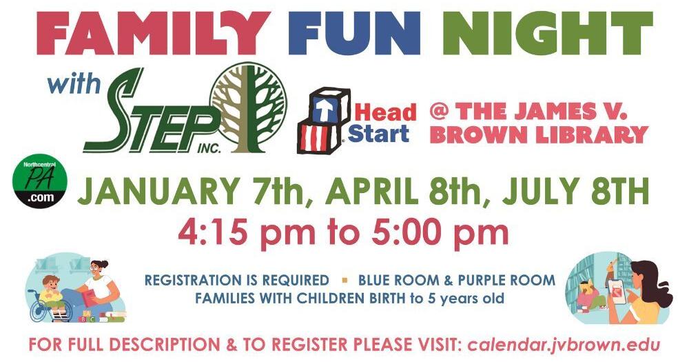 Library to partner with STEP Head Start for Family Fun Nights ...