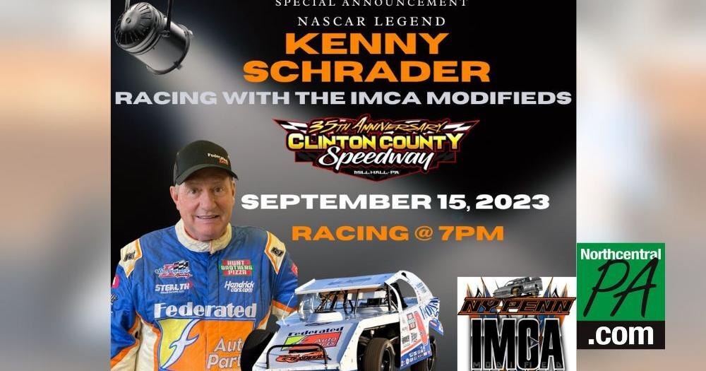 NASCAR legend Kenny Schrader to race IMCA Modified at Clinton County ... NASCAR legend Kenny Schrader to race IMCA Modified at Clinton County ...