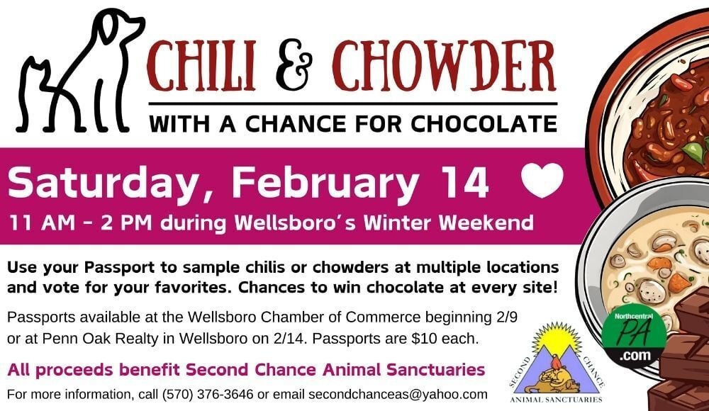 chili chowder chocolate event wellsboro 2026 | | northcentralpa.com