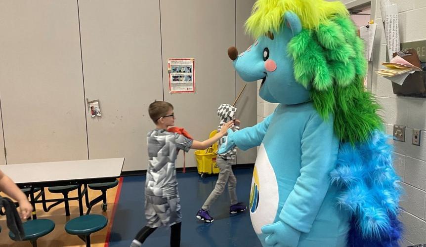 Williamsport children learn financial basics from a 7-foot hedgehog ...