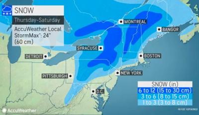 Major snowstorm brewing for northeastern US | Community ...