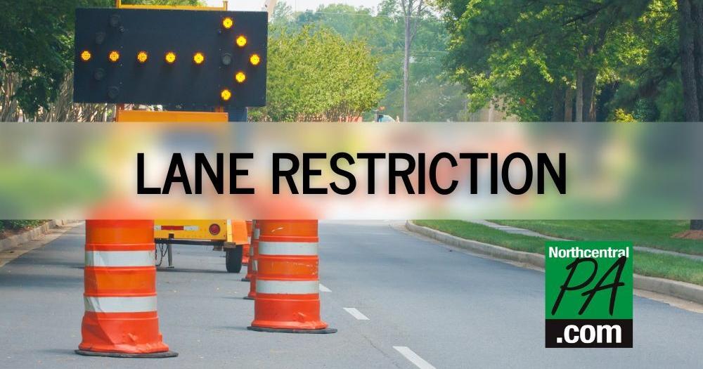 Lane restriction on I-80 Eastbound in Union County | News ...
