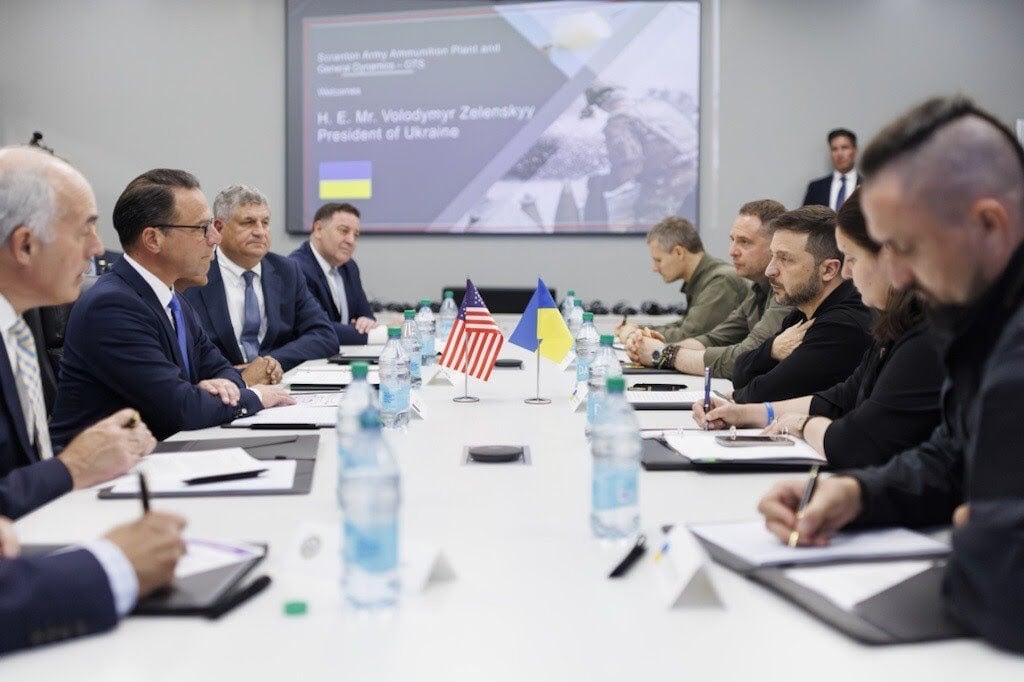 Shapiro welcomes Ukrainian President Zelenskyy to Scranton ammunition ...