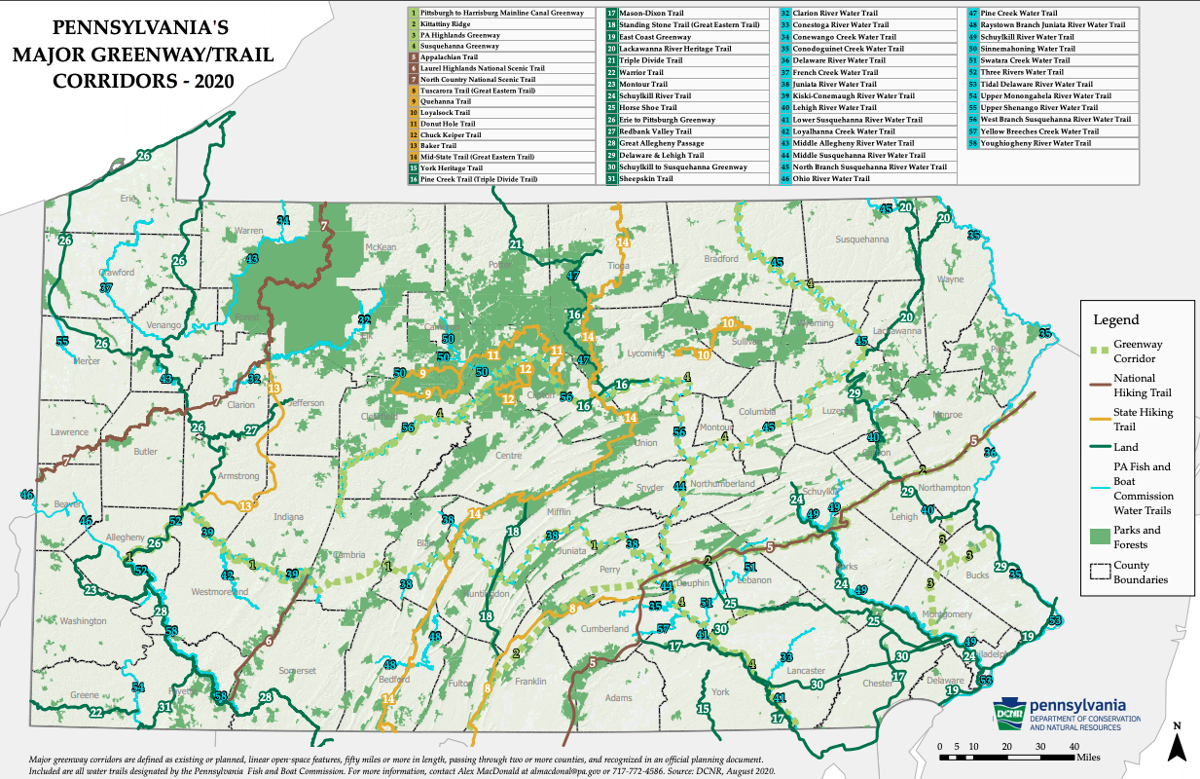 DCNR designates planned Schuylkill-to-Susquehanna Greenway a Statewide ...