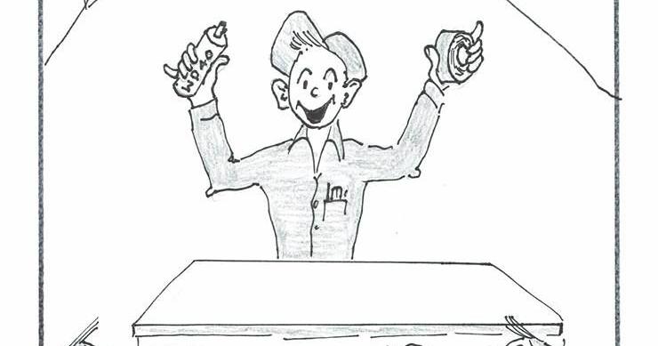 Skip Sedore - handi person | Cartoons Illustrations | northstarmonthly.com