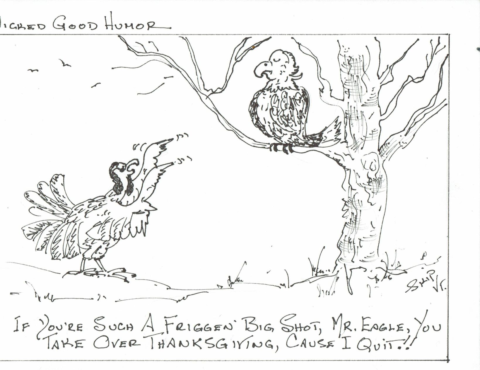skip sedore - eagle | Cartoons Illustrations | northstarmonthly.com