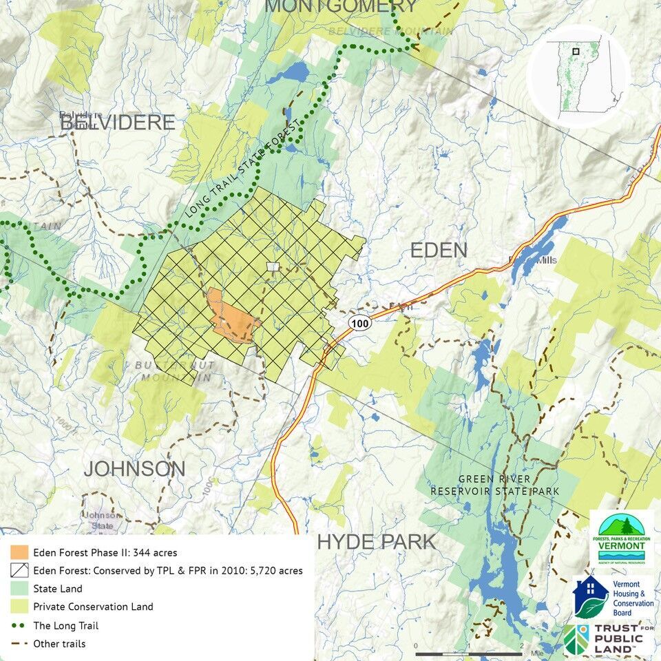 Vermont conservation project protects 344 acres Eden Forest | News ...