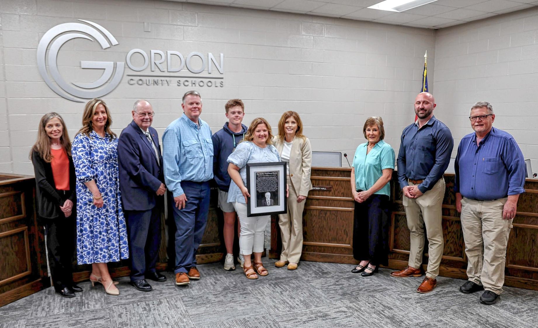 County BOE dedicates board room to late Bobby Hall | Education ...