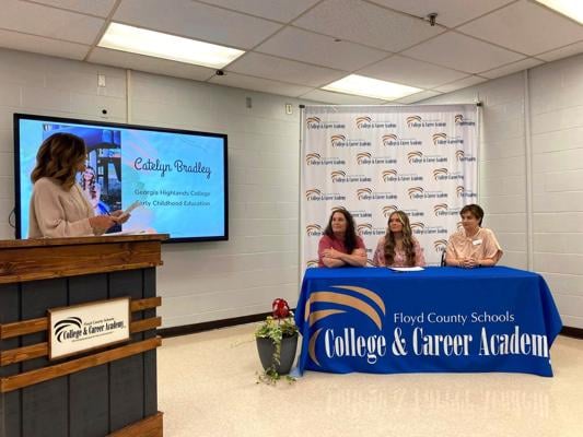 Floyd County College & Career Academy Holds Future Educators Signing ...