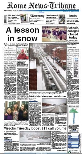 UPDATE: Rome News-Tribune deliveries 75 percent complete | Local News ...