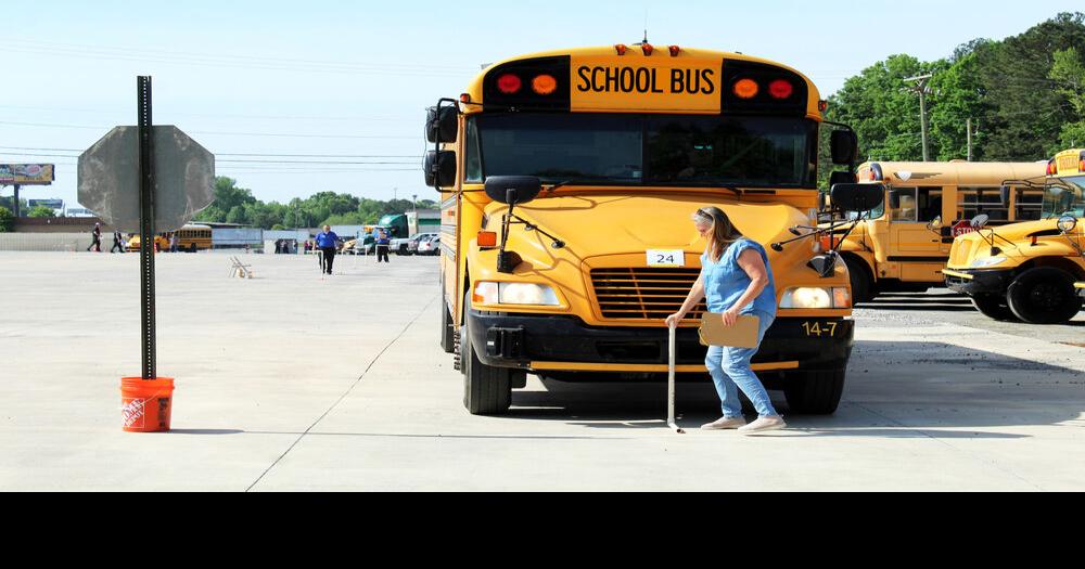 GCS bus drivers test their skills at local Bus Rodeo | Education ...