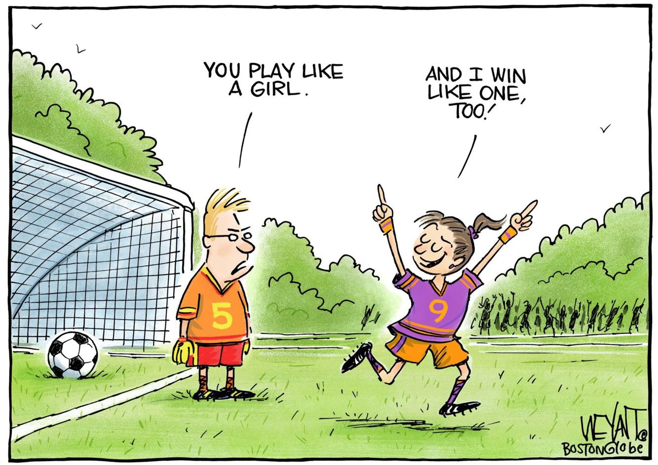 Christopher Weyant cartoon: Win Like A Girl | Cartoons ...
