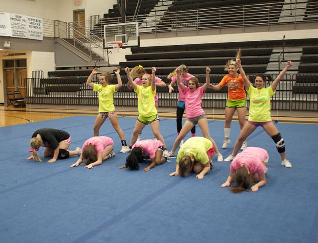 Cheerleading Practice for State | Gallery | northwestgeorgianews.com