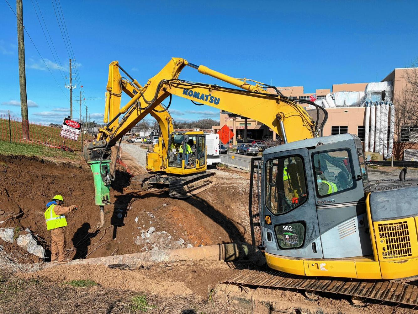 Sewer line causing hiccup on Second Avenue project in Rome | Local News ...