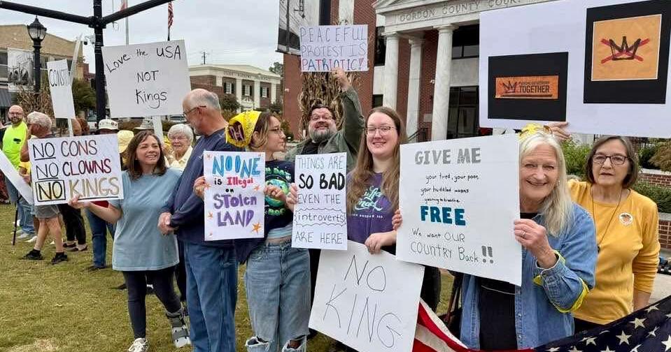 ‘No Kings’ protests held Saturday | Local | northwestgeorgianews.com