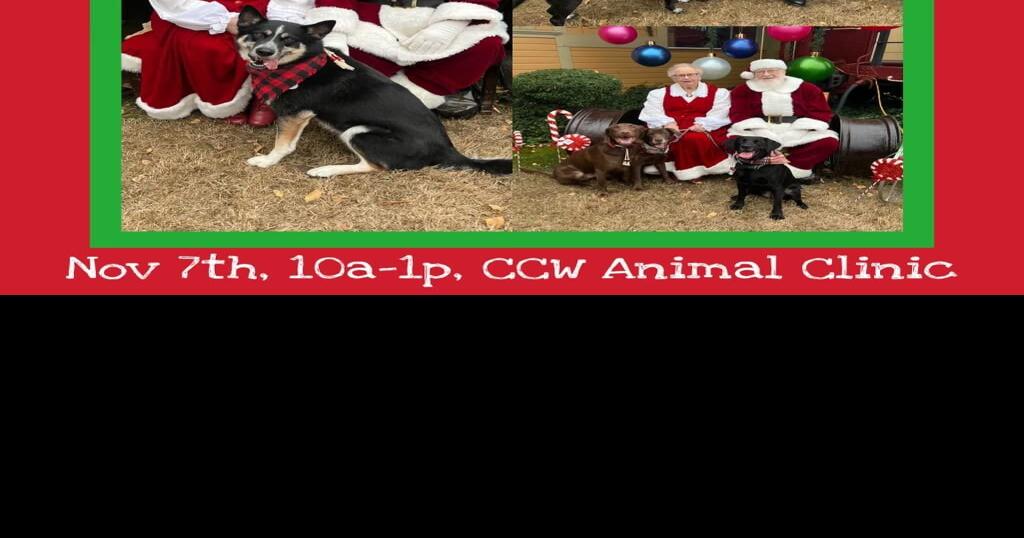 Culbreth Carr Watson Animal Clinic brings back pet photos with Santa ...