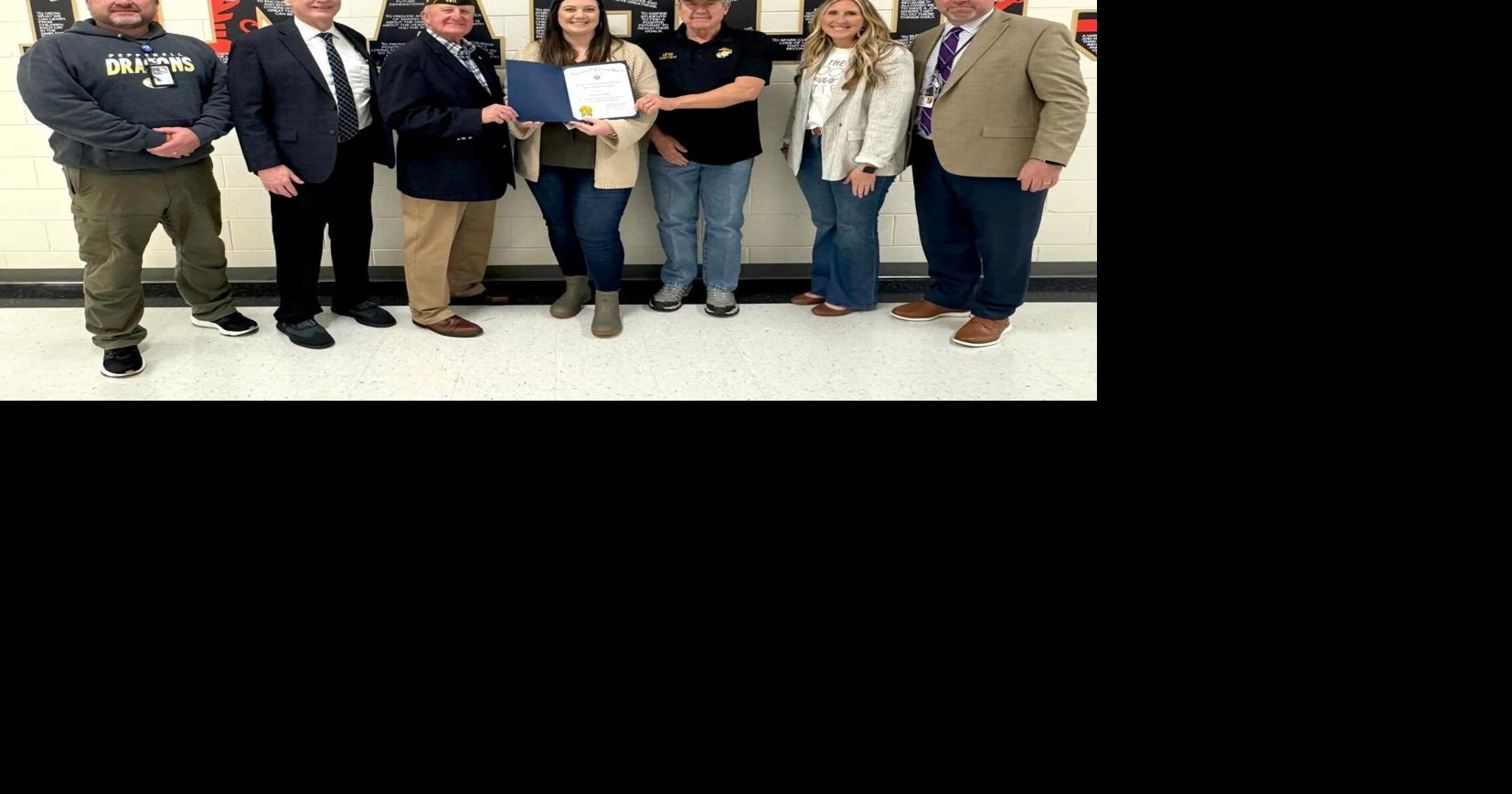 Pepperell Middle School Teacher Named VFW Northwest Georgia Region ...