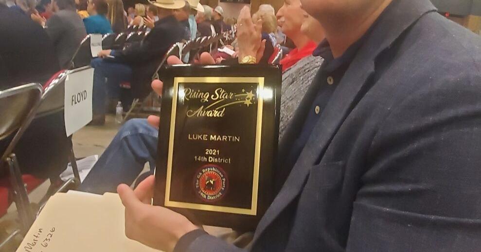 Martin named GOP 'rising star' at district convention ...