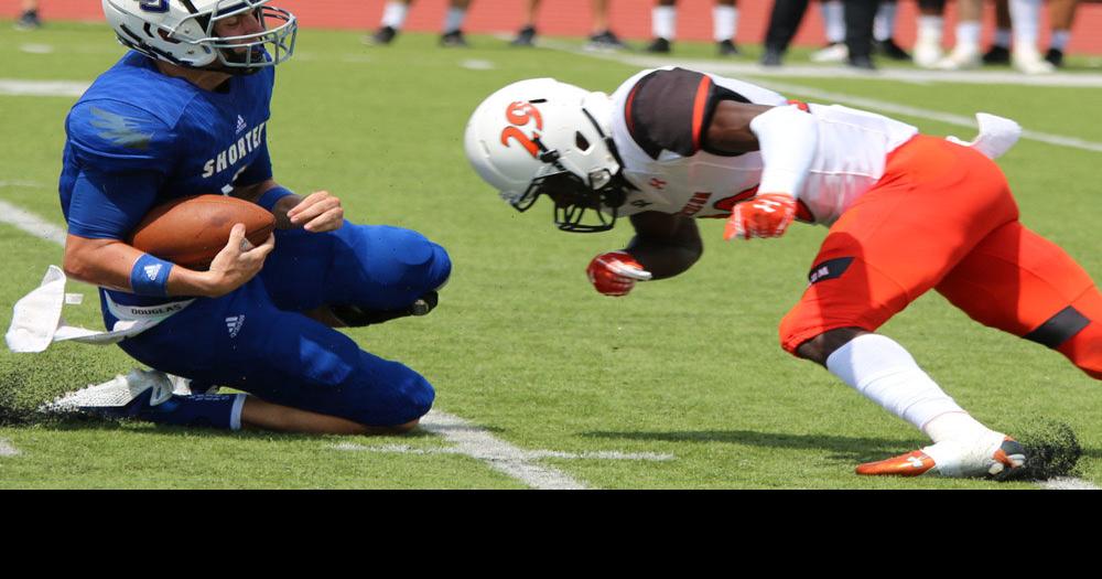 SHORTER FOOTBALL: Hawks lose home opener to Tusculum, 61-14 | Colleges ...