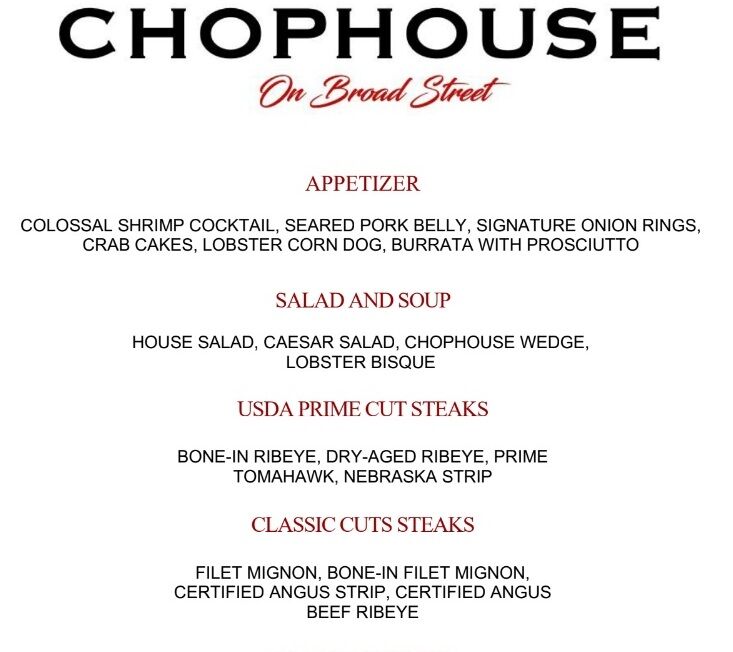 Around Town: Chophouse on Broad Street Targets 'High-End Dining ...