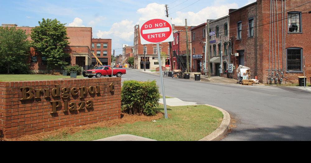 Planned improvements for Bridgepoint Plaza includes sidewalk, ramp ...