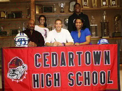 FOOTBALL: Cedartown's Zach Chubb signs with the Air Force Academy ...